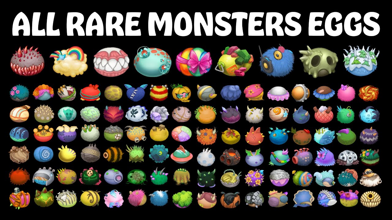 All Rare Monsters EGGS in My Singing Monsters (Songs and Animations ...