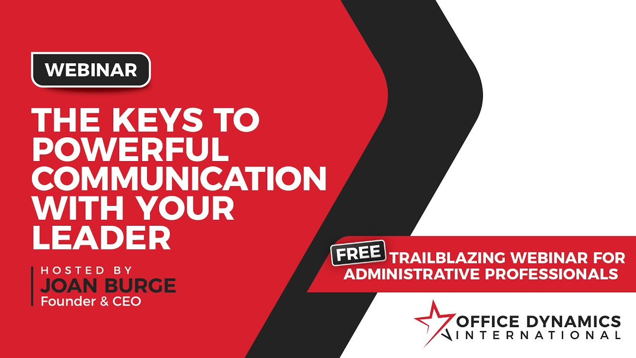 The Keys to Powerful Communication with Your Leader - YouTube