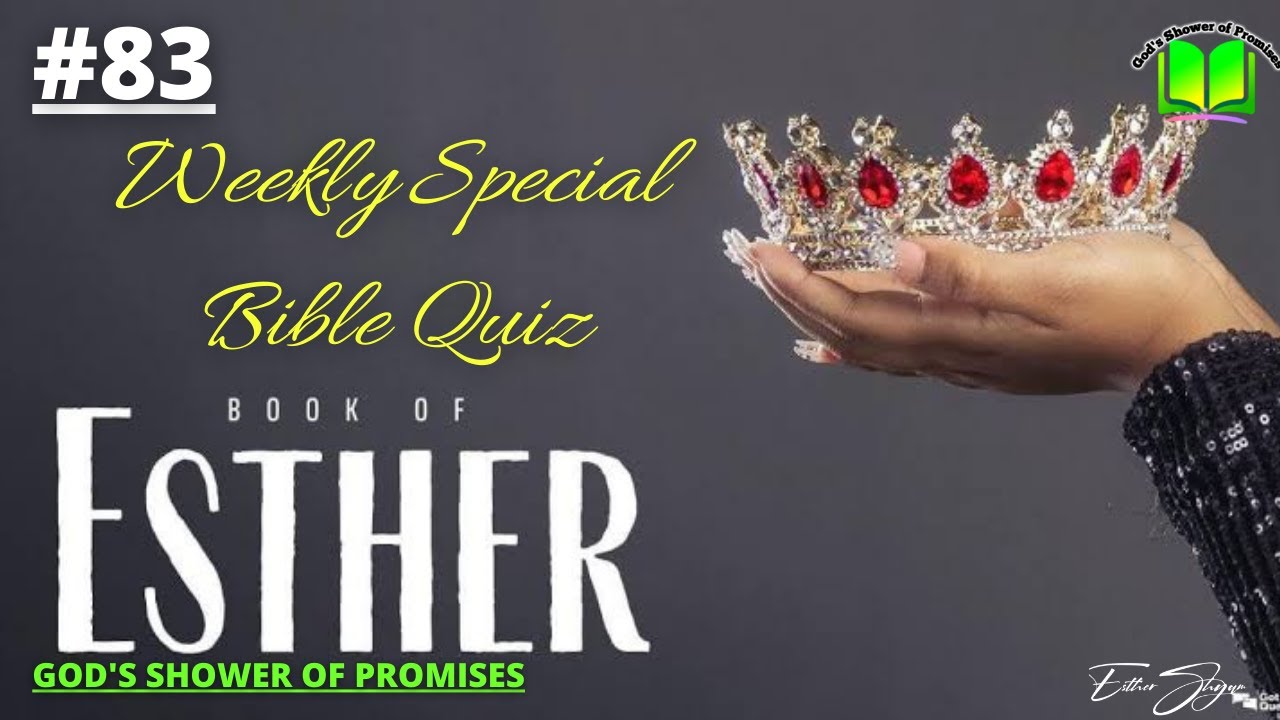 #83.Weekly Special Bible Quiz | Book of Esther | Bible Quiz | 22.07. ...