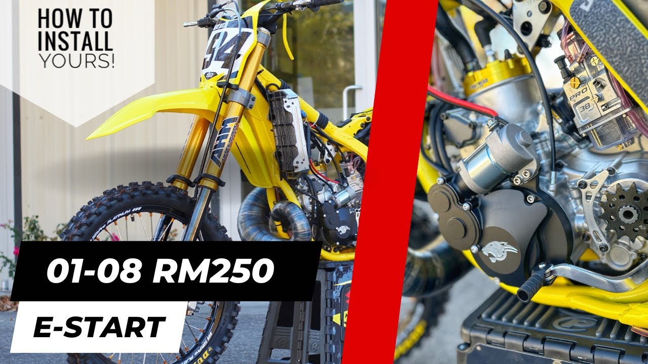 The ELECTRIC START Suzuki RM250 ⚡ - YouTube
