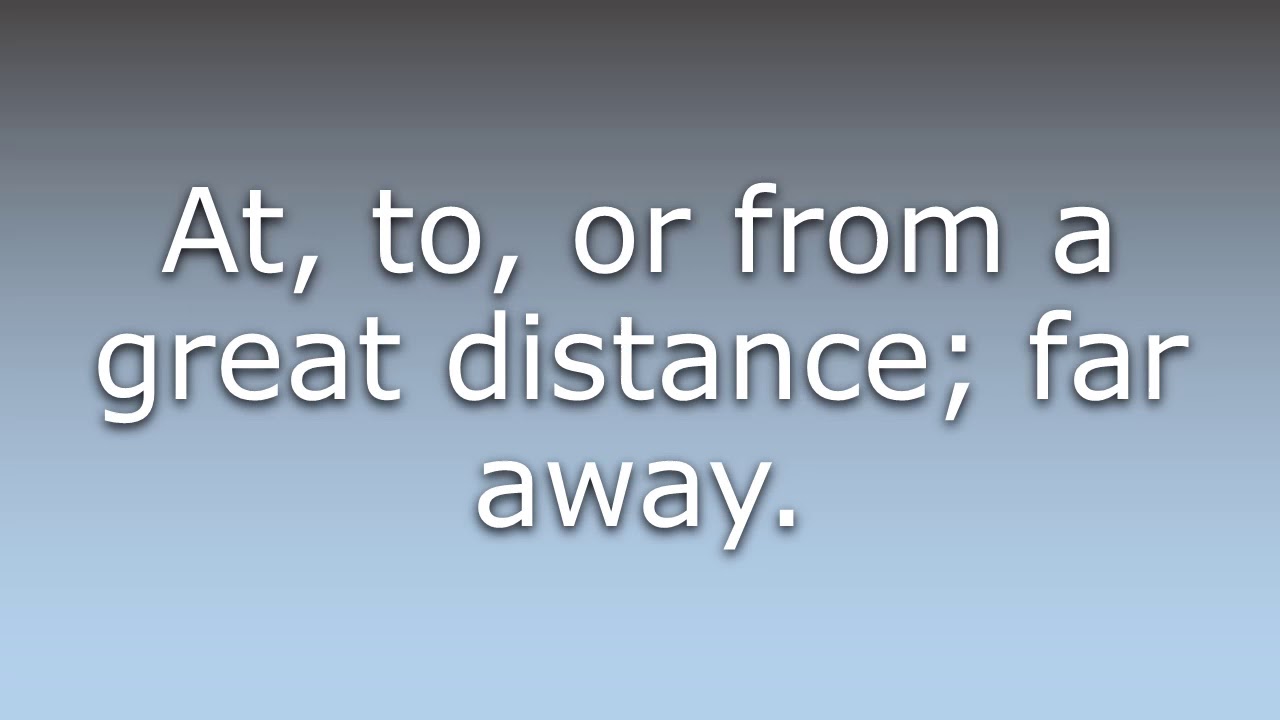 What does Afar mean? - YouTube