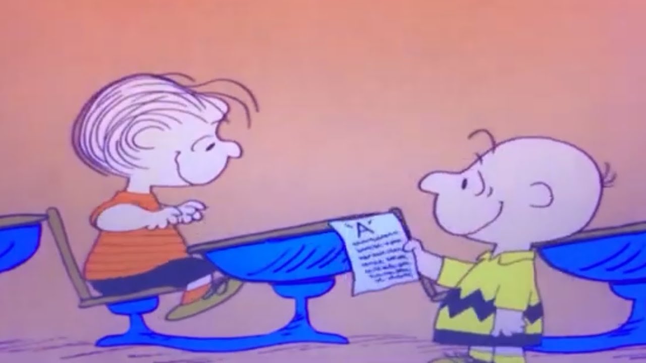 Charlie Brown Gets an A - YouTube