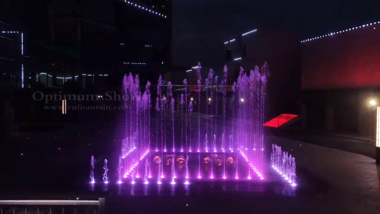 Project Small Dryland Floor Fountain Music Dancing Fountain - YouTube