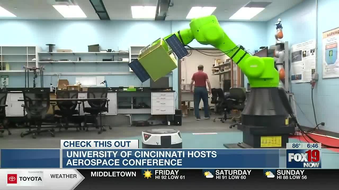 University of Cincinnati hosts aerospace conference - YouTube