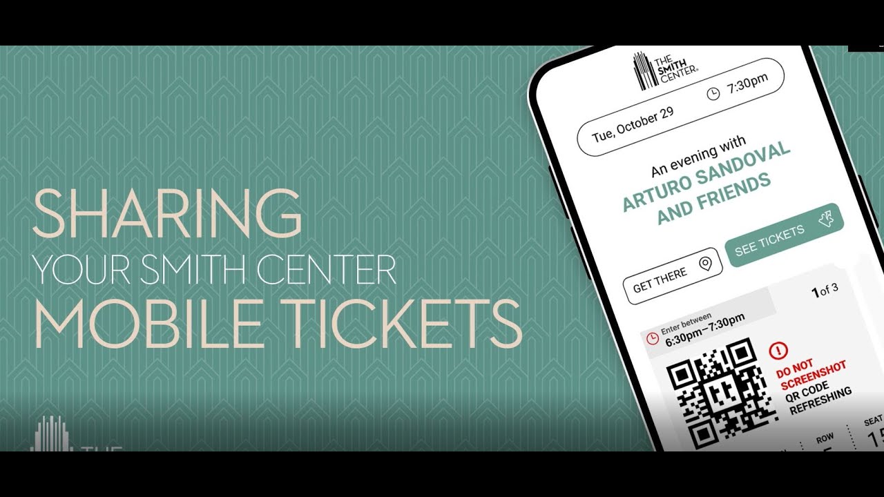 Sharing Your Smith Center Tickets - YouTube