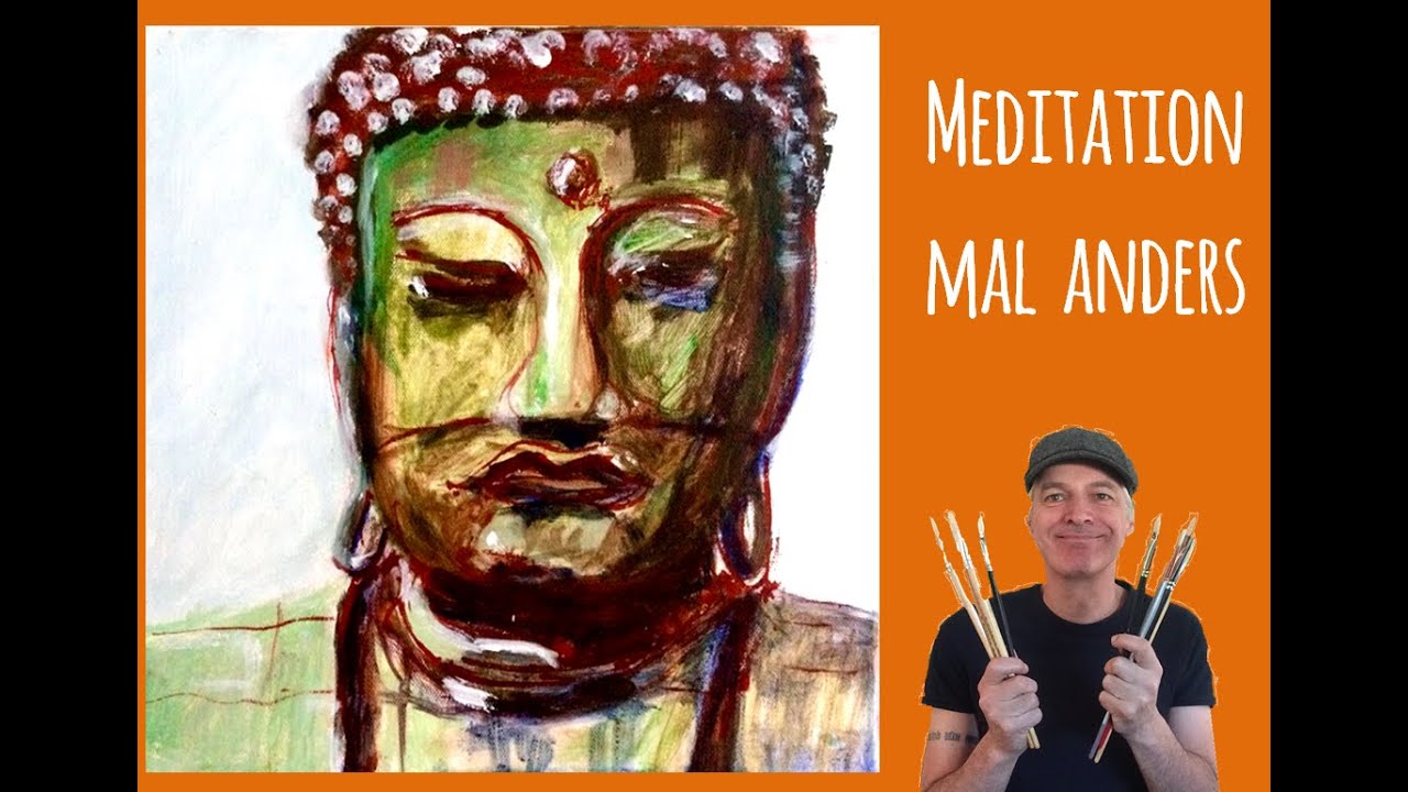 Lass die Seele baumeln, wenn du diesen dekorativen Buddha malst ...