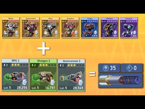 NOOB WEAPON + PRO MECHS | Mech Arena Experiment