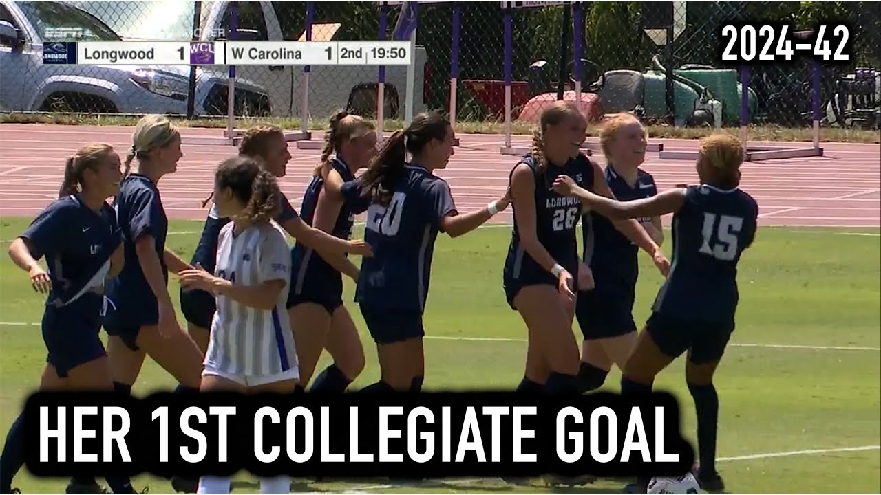 Her First Collegiate Goal As A D1 Athlete || 2024-42 - YouTube