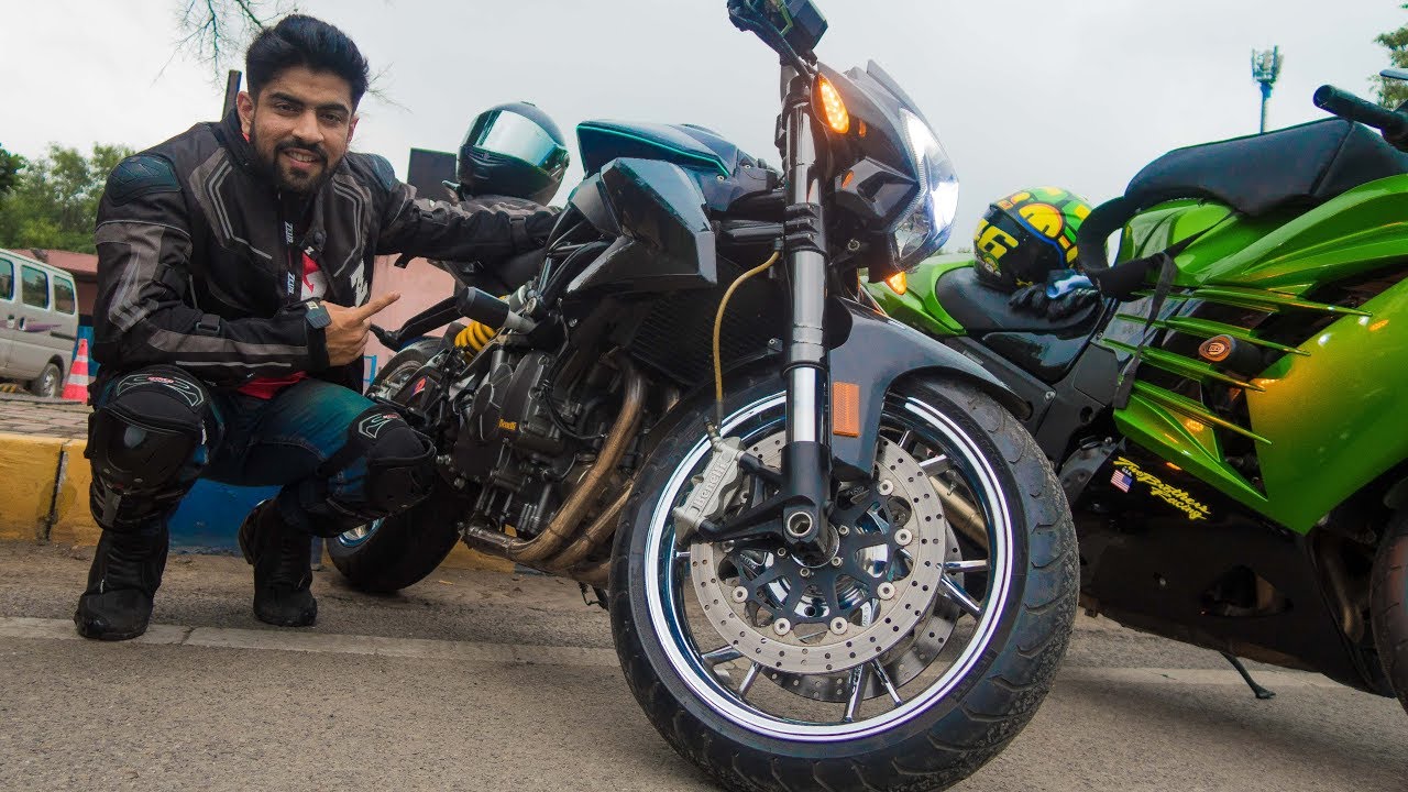 NIGHT GLOWING Benelli 600 | Modified Superbike - YouTube