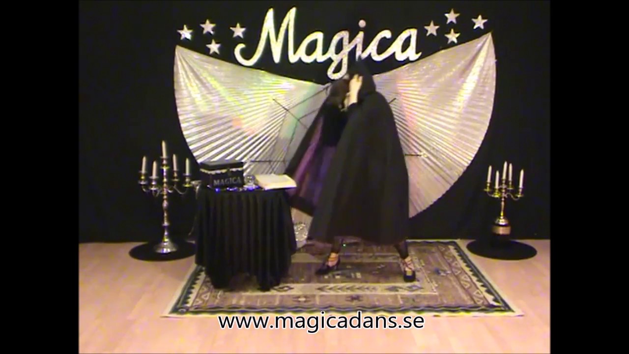 Theatrical Witch Dance by Magica. Black magic dance act. Häxdans. Svart ...