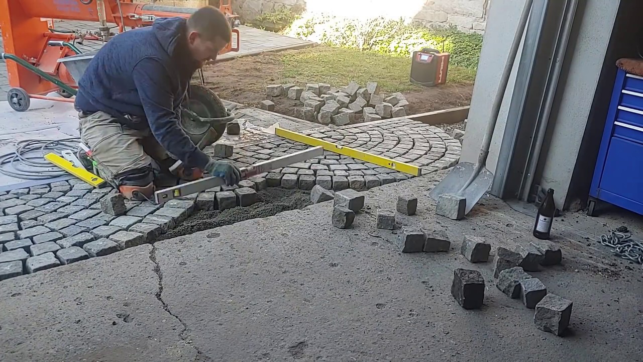Kopfsteinpflaster Verlegen In Beton