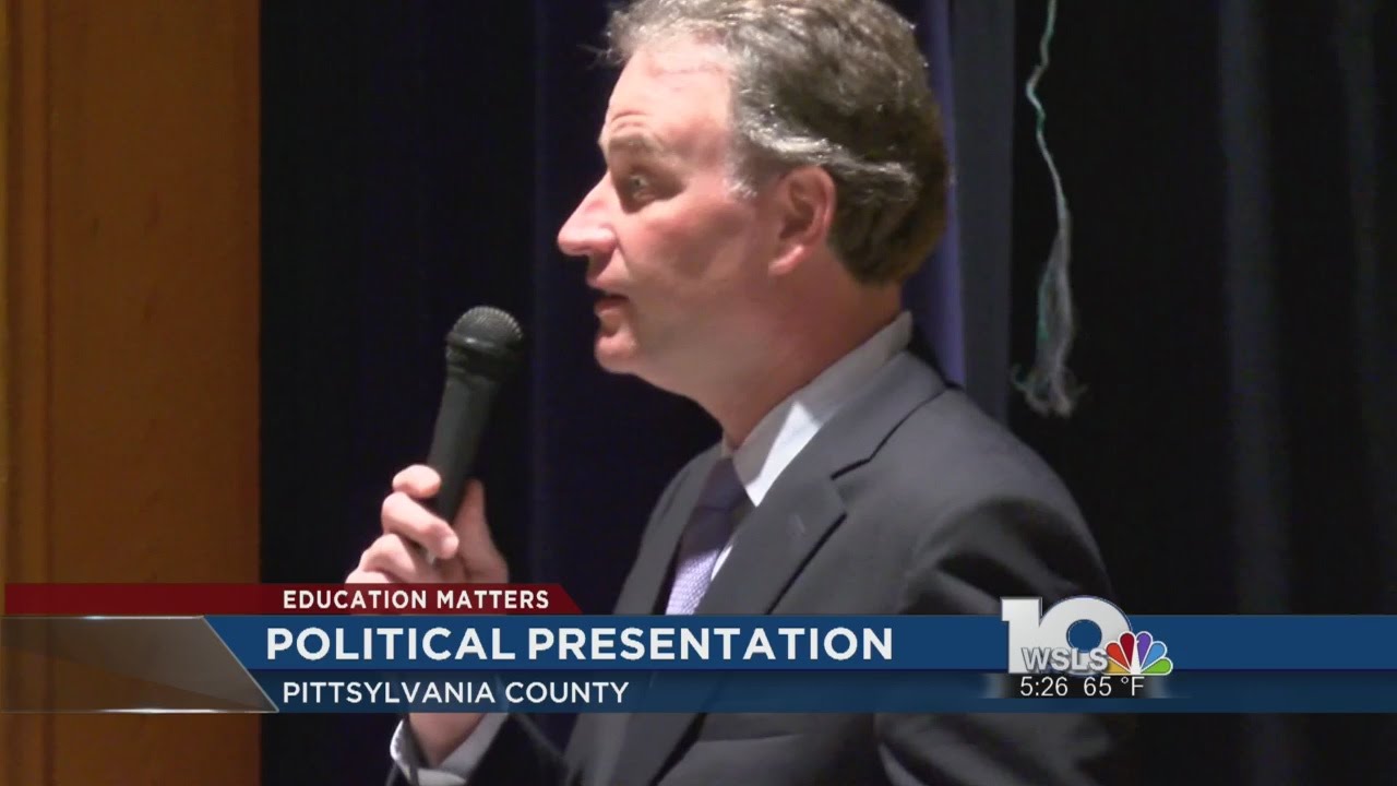 Congressman Robert Hurt visits local students - YouTube