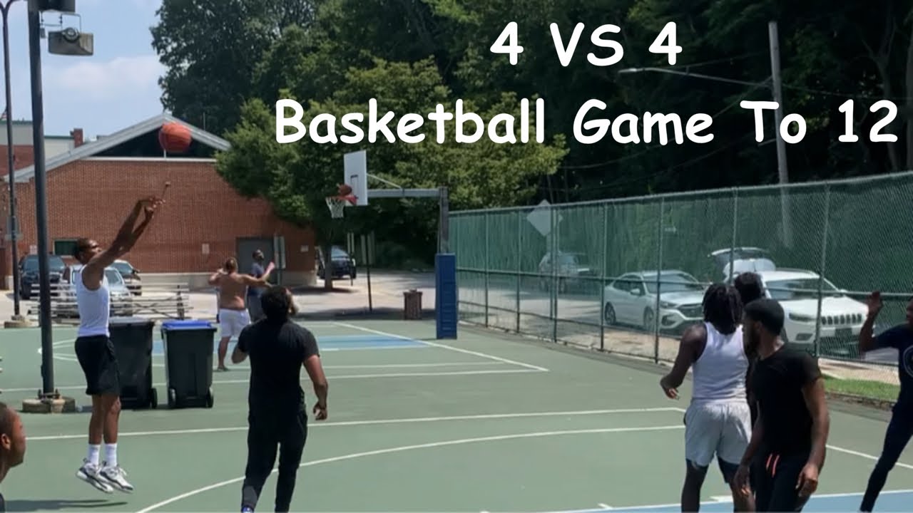 4 VS 4 Basketball Game To 12.. Came Down To The Wire..!! - YouTube