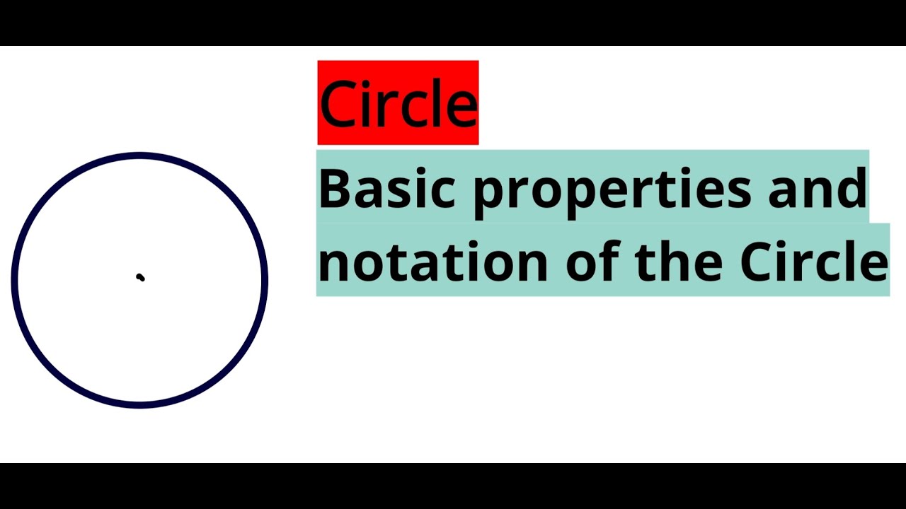 Basics of the Circle| Circle | Mathematics - YouTube