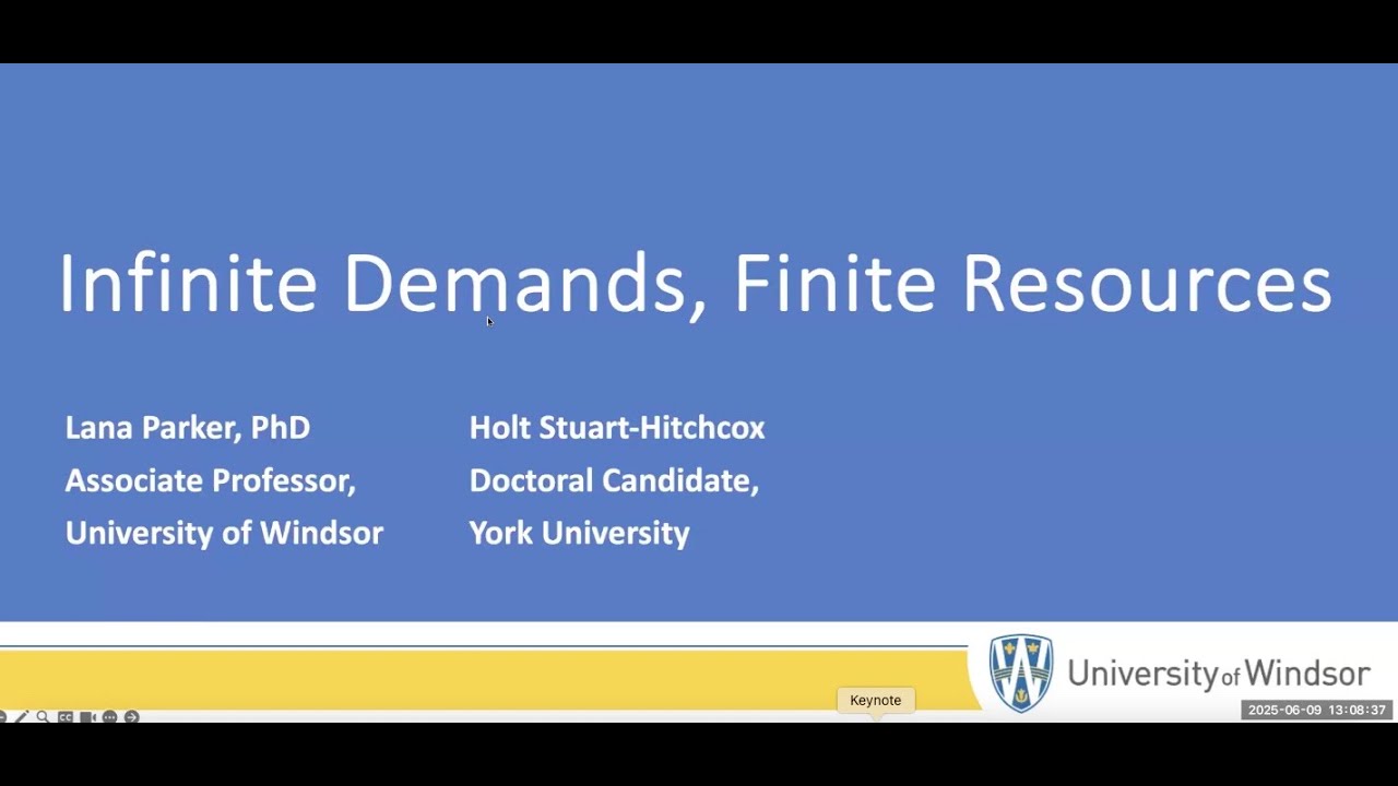 Infinite Demands Finite Resources - YouTube