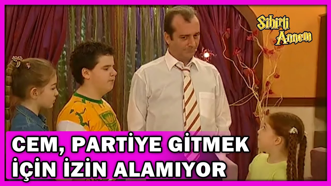 Cem, Tuğçe ile Partiye Gitmek İçin İzin Alamıyor! - Sihirli Annem 102 ...