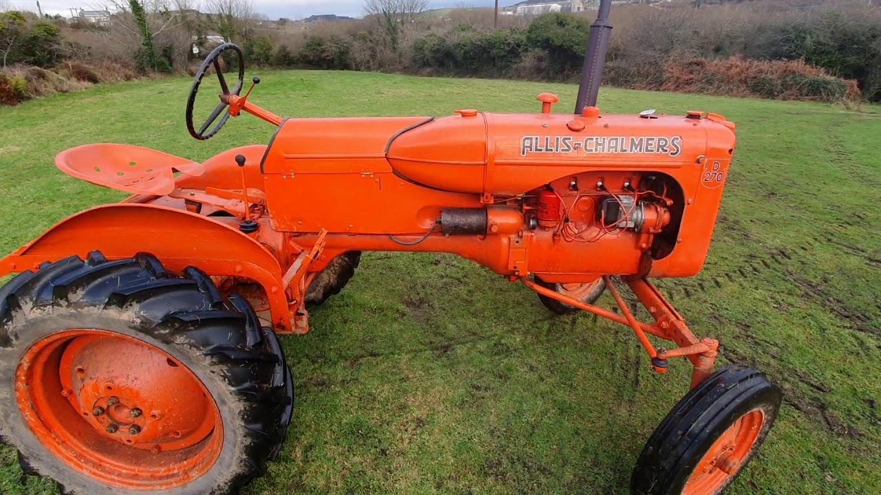 allis chalmers d270 - YouTube