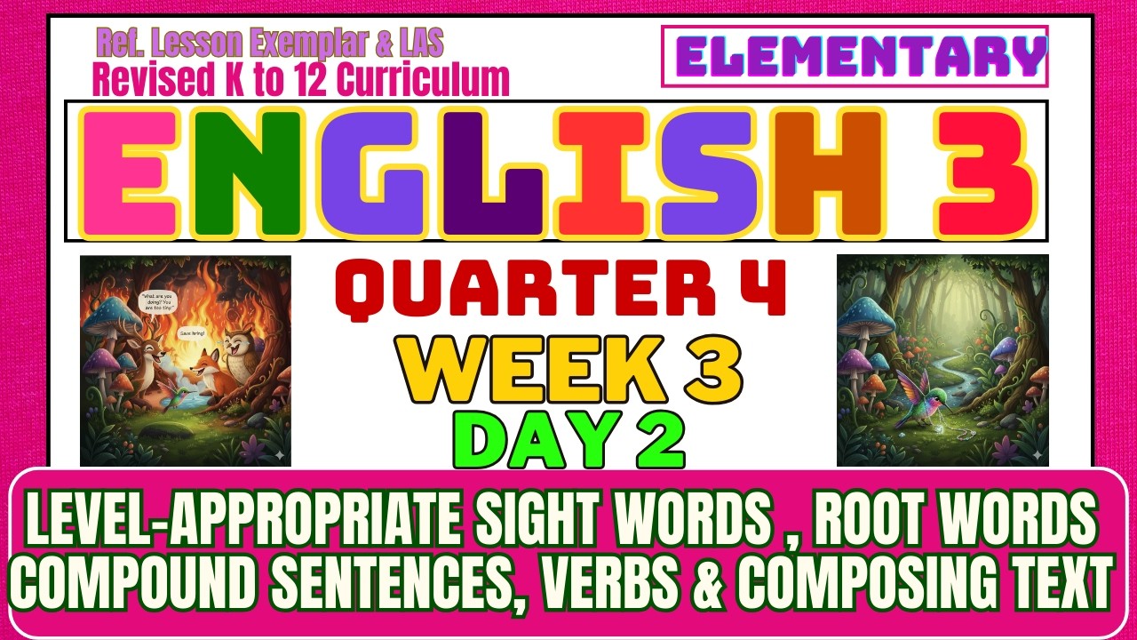English 3 Q4 Week 3 Day 2| Revised K-12 - YouTube