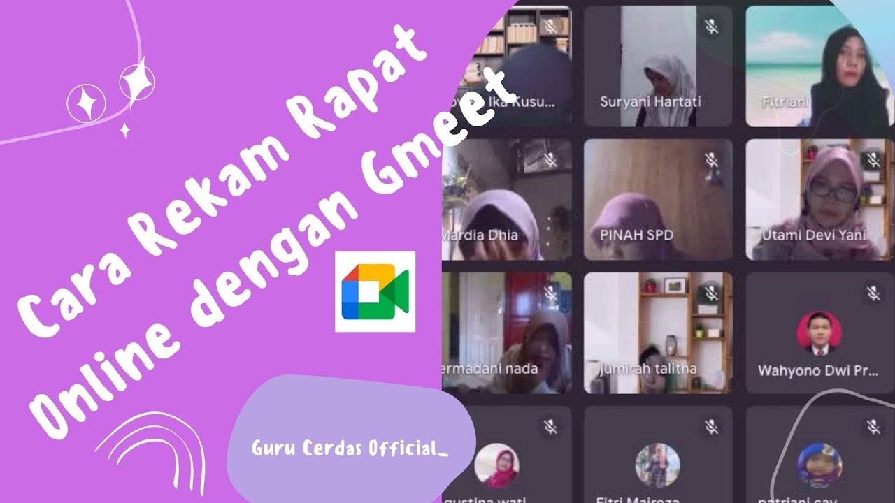 Cara Rekam Rapat Online dengan Gmeet - YouTube
