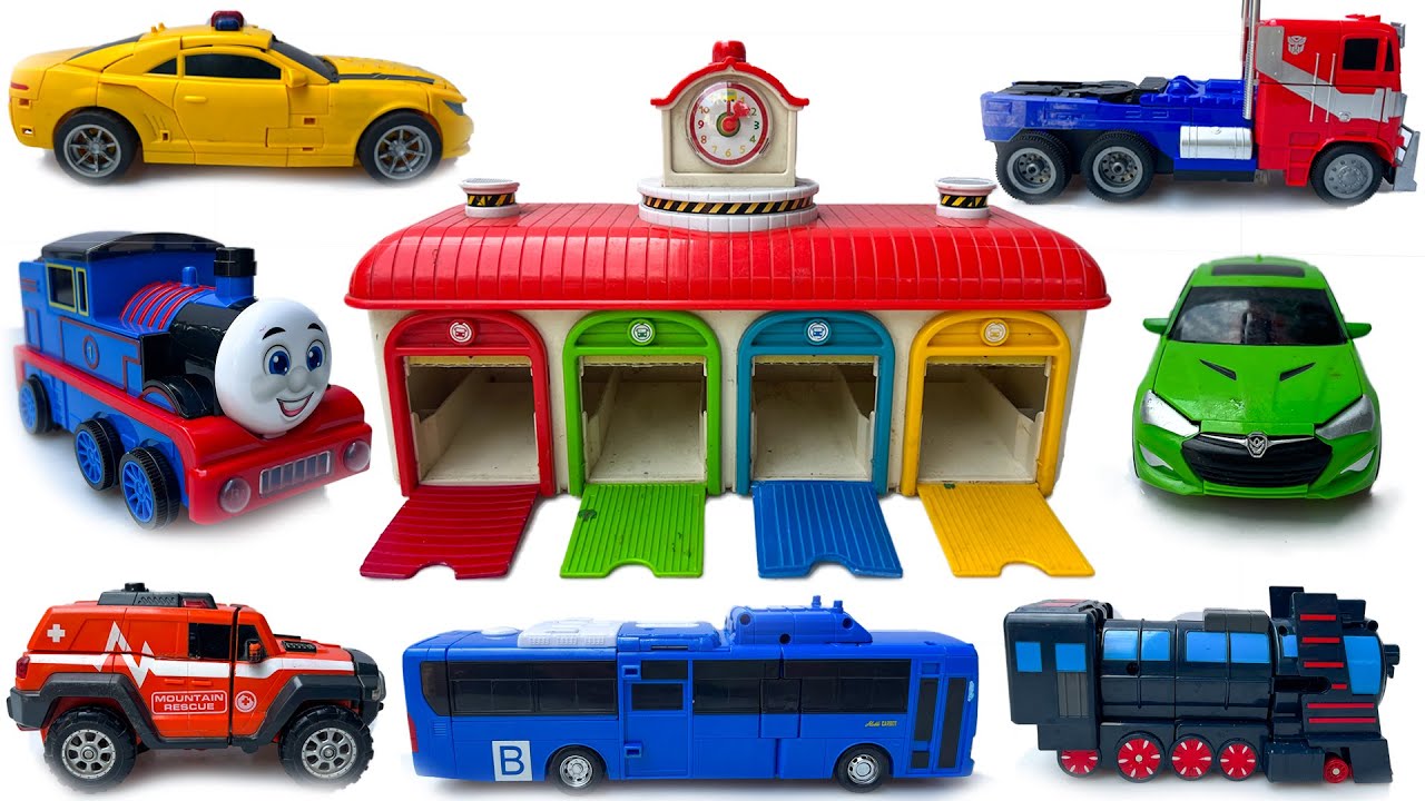 Robot Car Toys Learning TRANSFORMERS Vehicle: Train JCB Stopmotion Mini ...