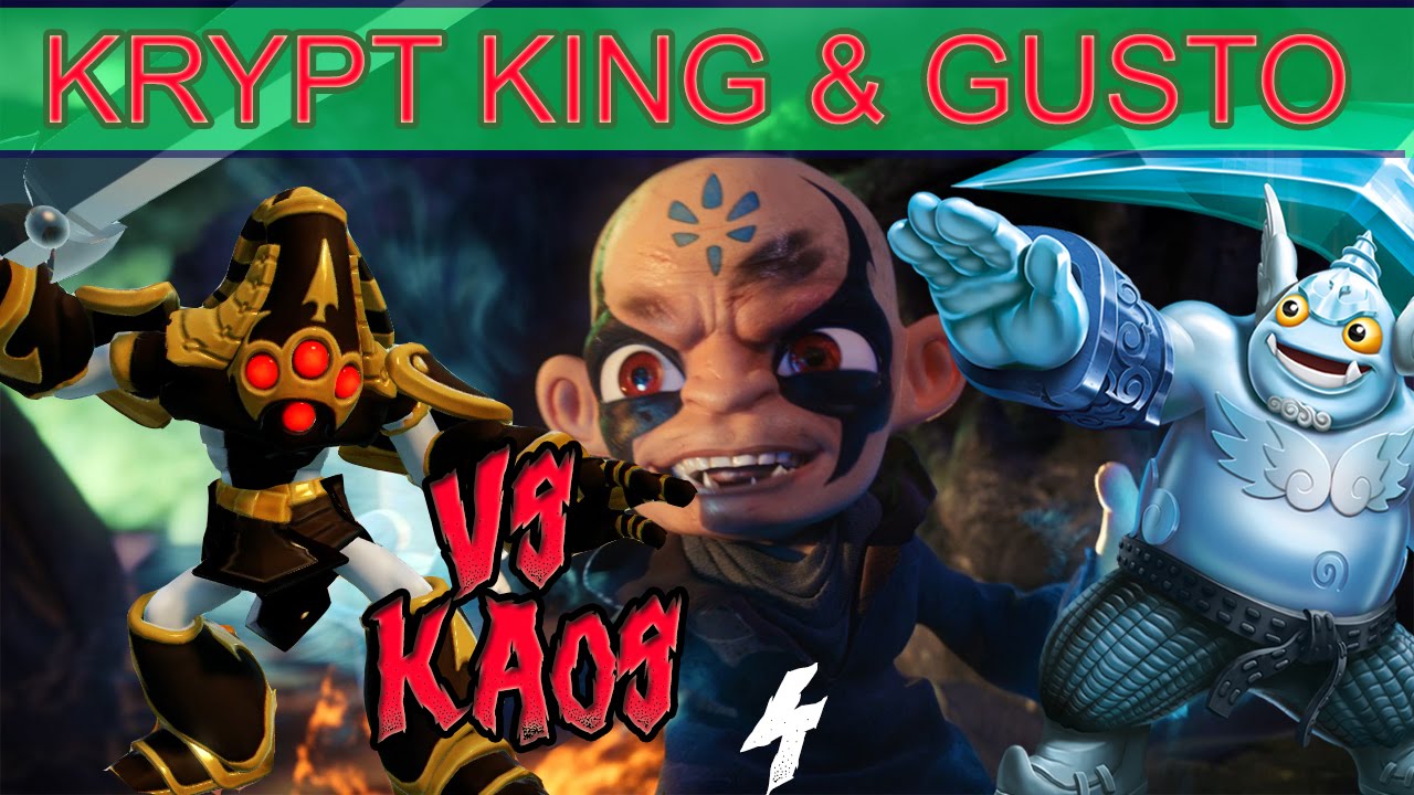 GUSTO & KRYPT KING - AGAINST KAOS - THE ULTIMATE WEAPON #4 - Skylanders ...