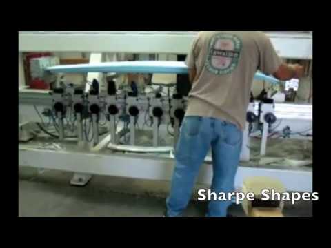 KKL Surfboard Shaping Machine - YouTube