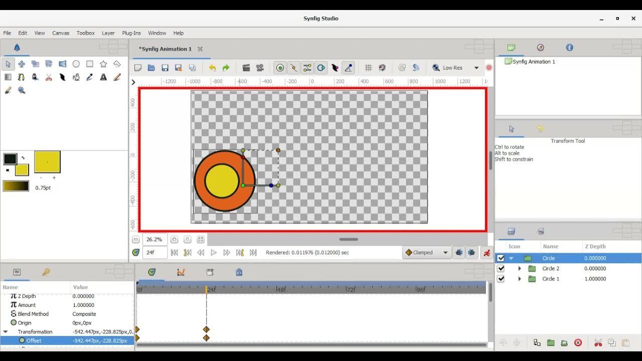 Creating Simple Animation in Synfig Studio - YouTube