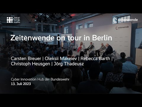 Zeitenwende on tour in Berlin (inkl. Grundsatzrede von Bundeswehr-Generalinspekteur Carsten Breuer)