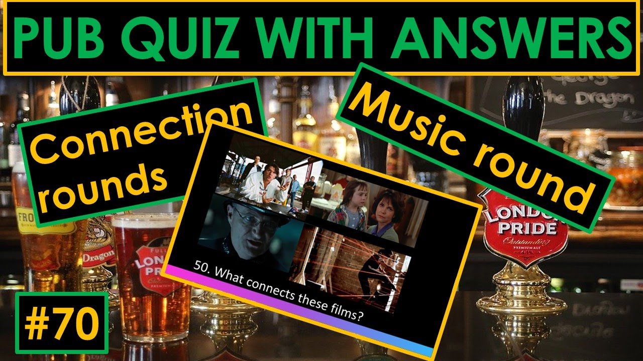 #70 PUB QUIZ. Music, Picture and Connection rounds. - YouTube