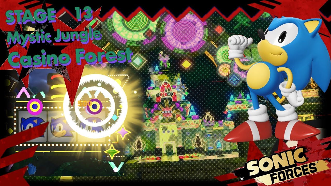 Stage 13: Mystic Jungle - Casino Forest [SONIC FORCES] - YouTube