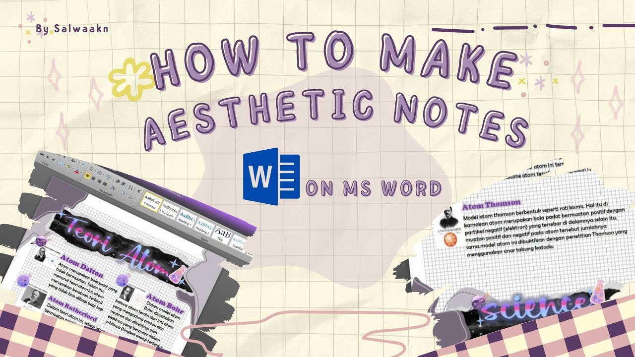 How To make Aesthetic Notes In Microsoft Word Easy And Simpel YouTube How To make Aesthetic Notes In Microsoft Word Easy And Simpel YouTube