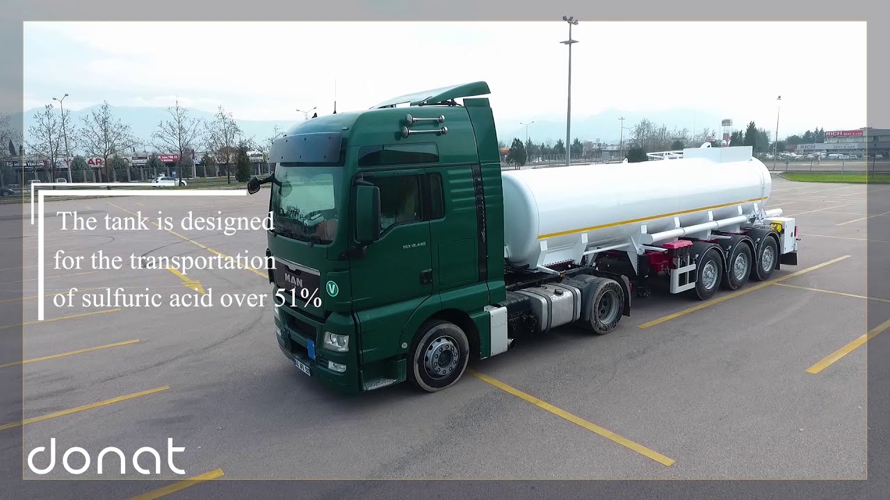 Stainless Steel Tanker for transportation of Sulfuric Acid over 51% ...