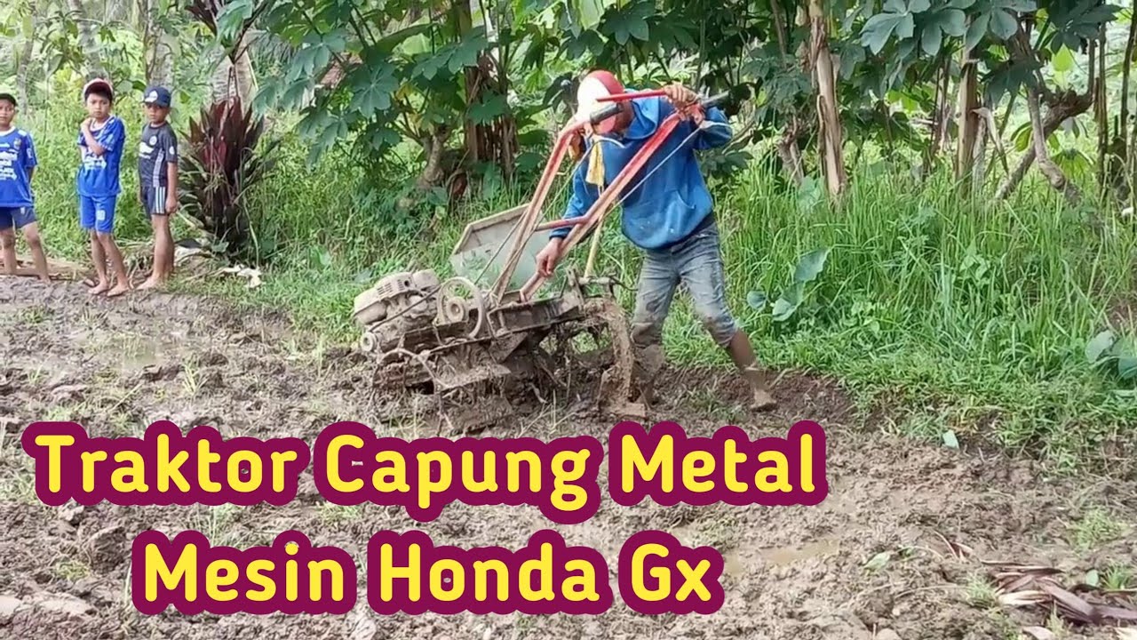 Traktor Quick Capung Metal Mesin Honda Mantul - YouTube