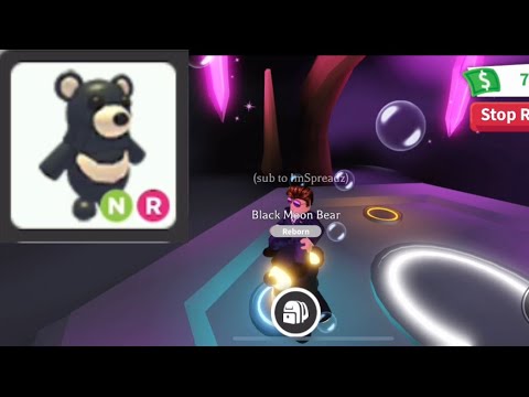 [ ROBLOX ADOPTME ] I MADE A NEON BLACK MOON BEAR & SEEING WHAT PEOPLE ...