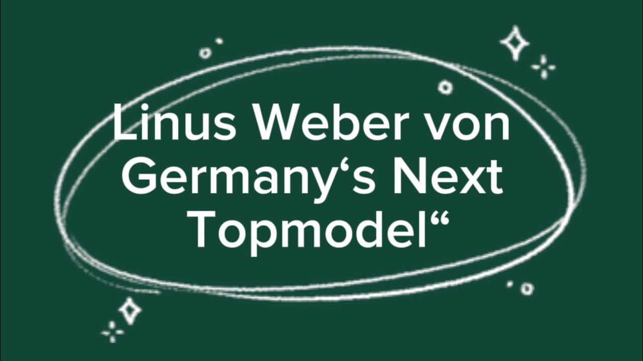 Linus Weber von GNTM blickt hinter die Kulissen der Show. - YouTube