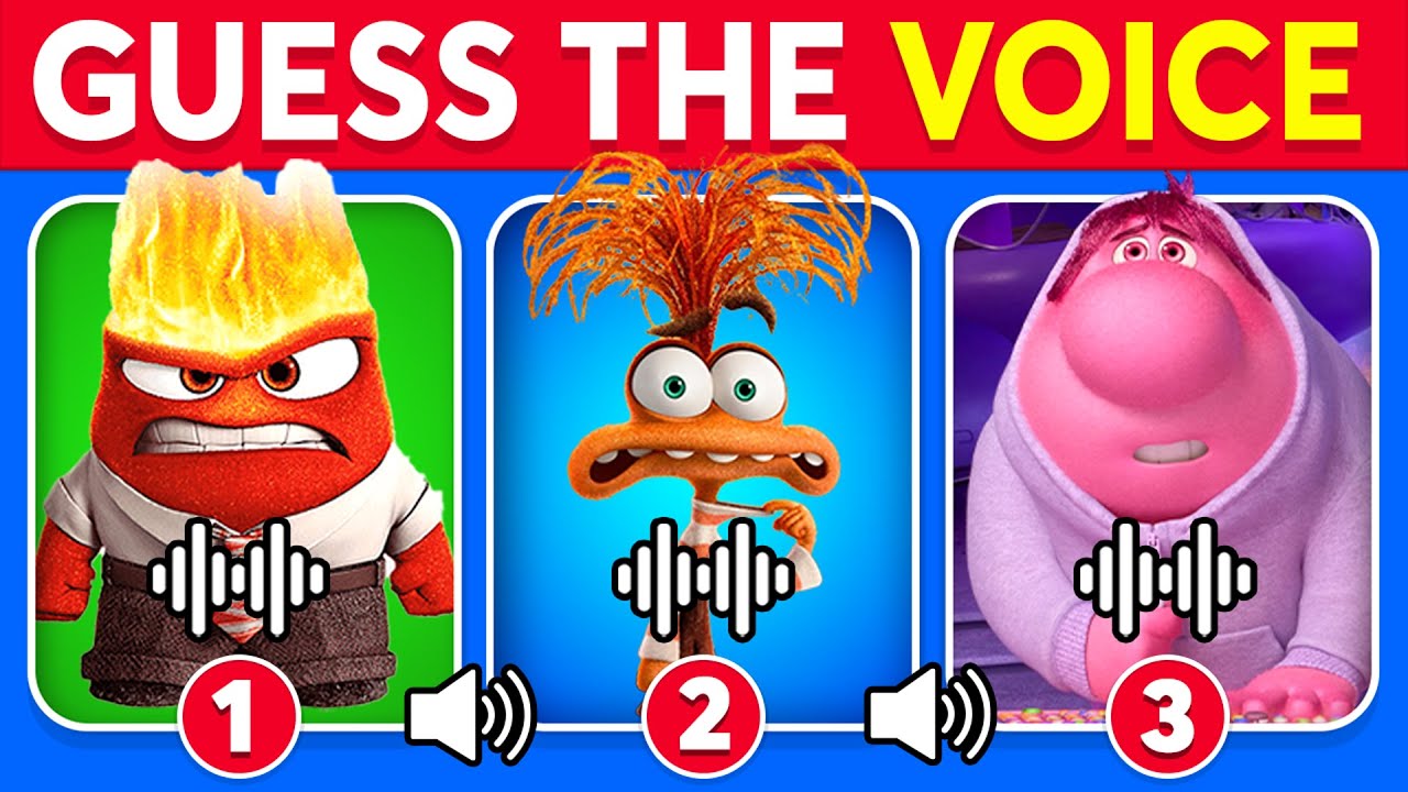 🔊 Guess The Voice...! Inside Out 2 Movie 🔥 Envy, Embarrassment, Anxiety ...
