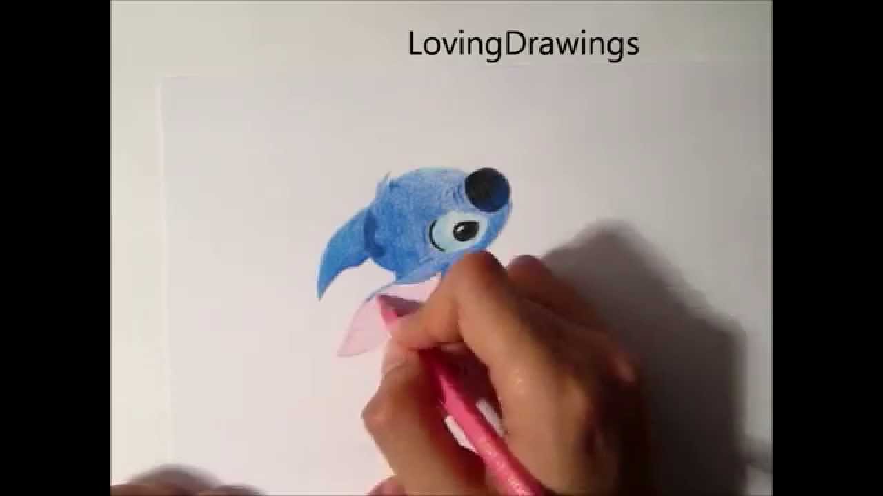 Drawing Stitch (from Lilo & Stitch) - YouTube