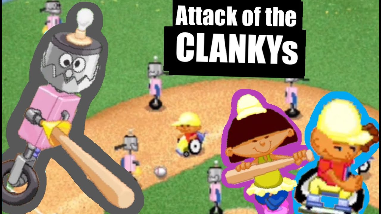 Kawaguchi's Battle the Pink Mr. Clanky-Bots (Backyard Baseball 1997 ...