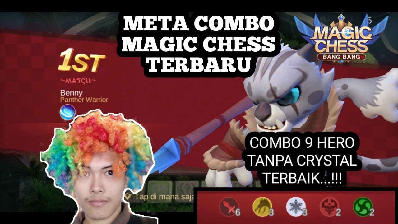 COMBO MAGIC CHESS TERBARU 9 HERO 5 SINERGI TANPA CRYSTAL TERBAIK - YouTube