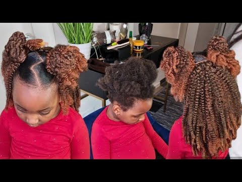 🔥🔥Simple Hairstyle for Little Girls Child | Easy gel updo for girls 😍 ...