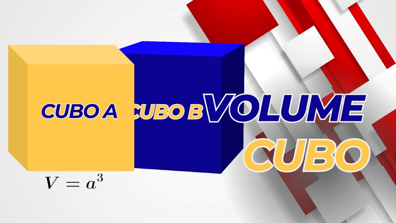 GEOMETRIA PLANA ÁREA E VOLUME DE DOIS CUBOS - YouTube