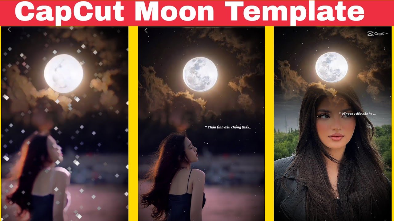 Chand Nikla CapCut Viral Template | Moon CapCut Template TikTok Trend | CapCut Video Editing ...
