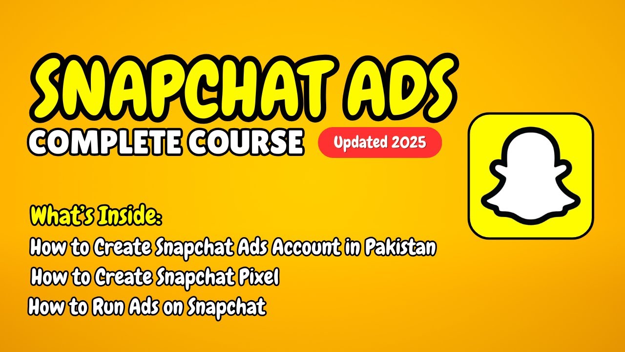 How to Run Snapchat Ads in 2025 - Snapchat Ads Course - Hamid | E-Commerce - YouTube