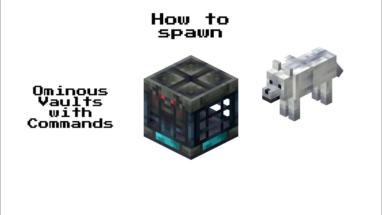 How to spawn Ominous Vault with Commands in Minecraft PE - YouTube