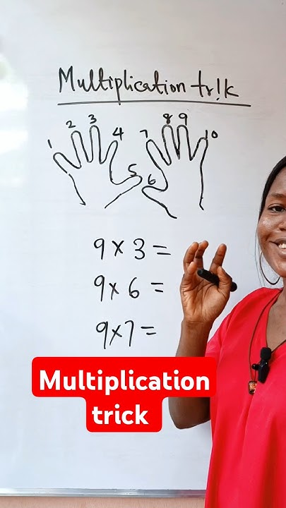 multiply using your fingers, amazing. #mathshorts #mathstricks - YouTube