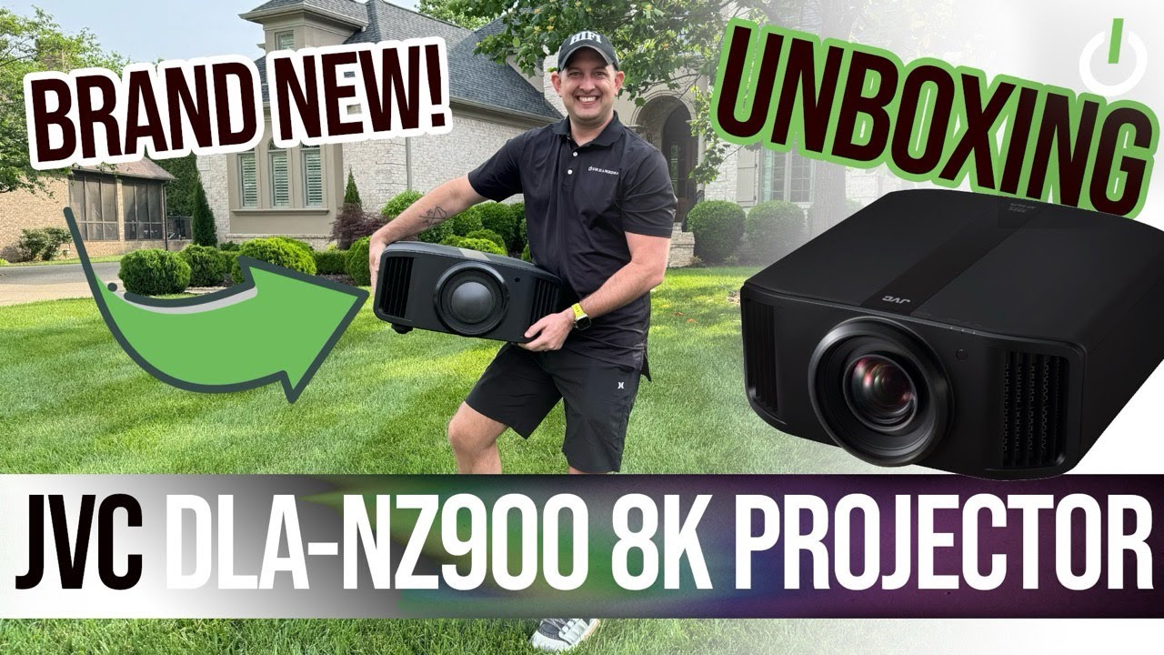 NEW** JVC DLA-NZ900 8K Home Theater Projector Unboxing & Initial Review ...