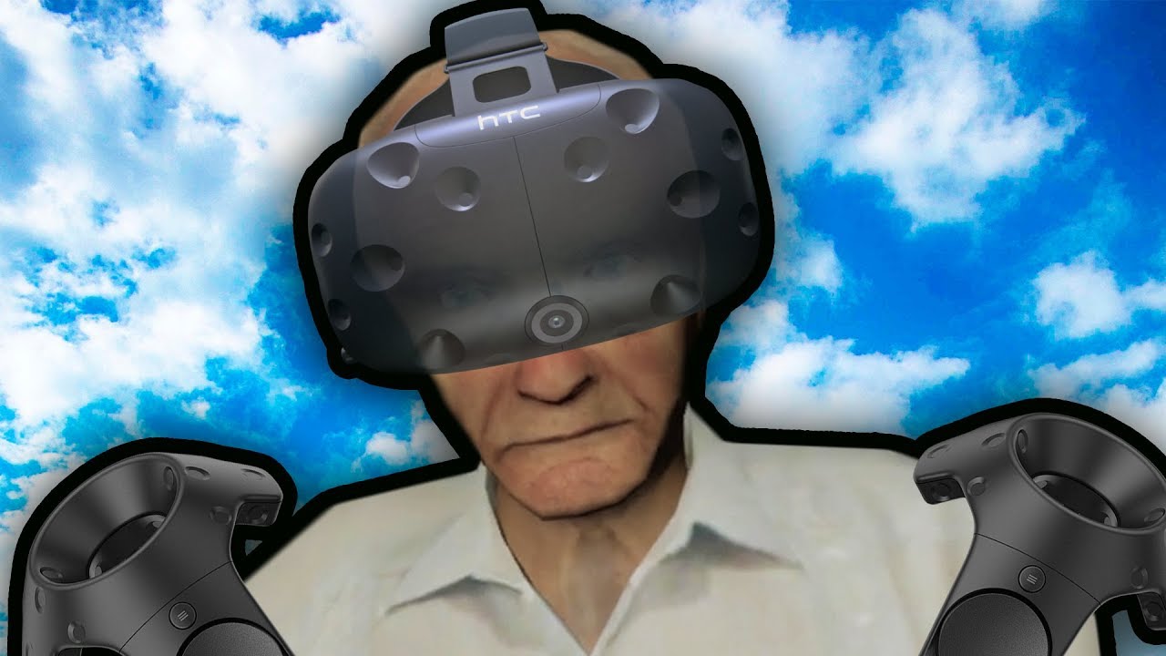 Putting my 90 year old grandpa in VRCHAT - YouTube