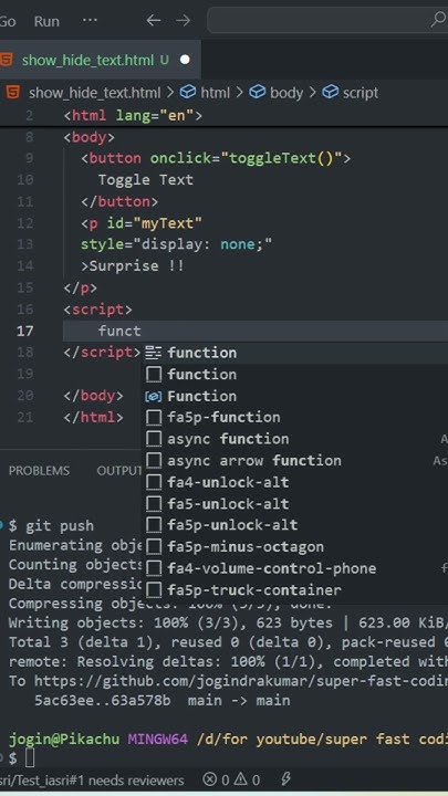 Click To Showhide Text Using Html Css And Javascript Beginner