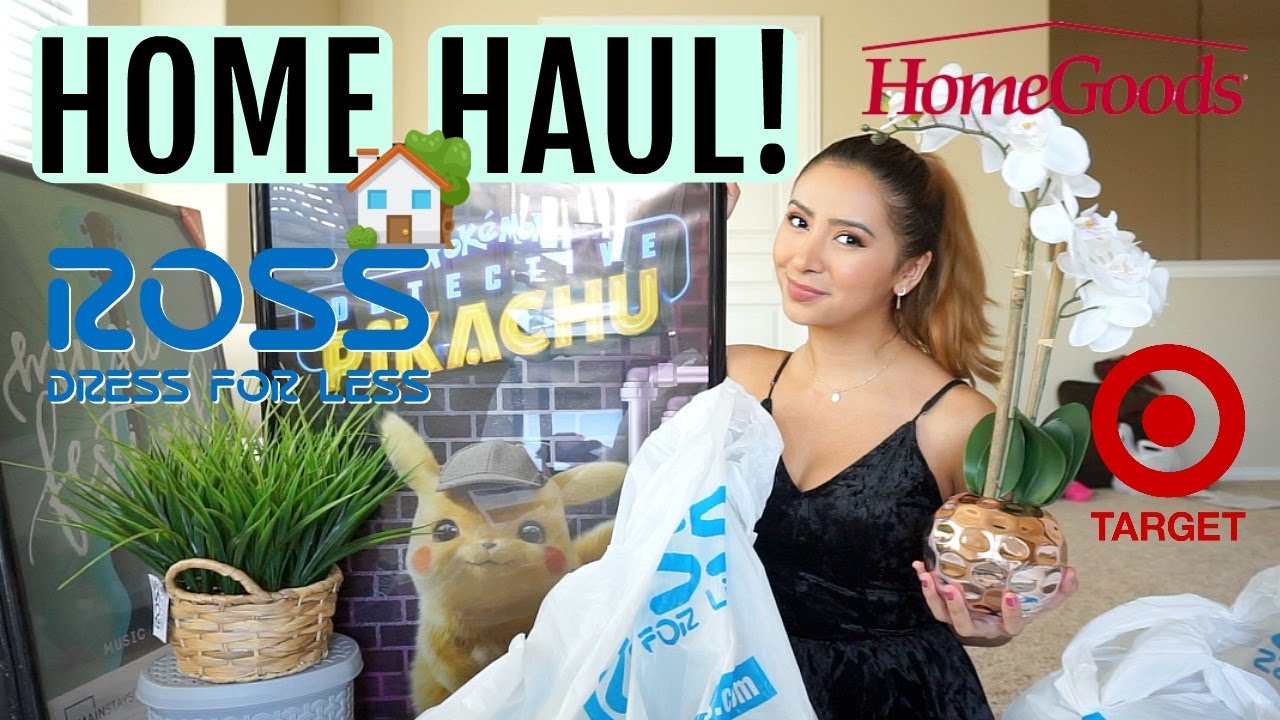 WHAT I GOT FOR THE NEW HOUSE HAUL! (Target, Ross, HomeGoods) - YouTube
