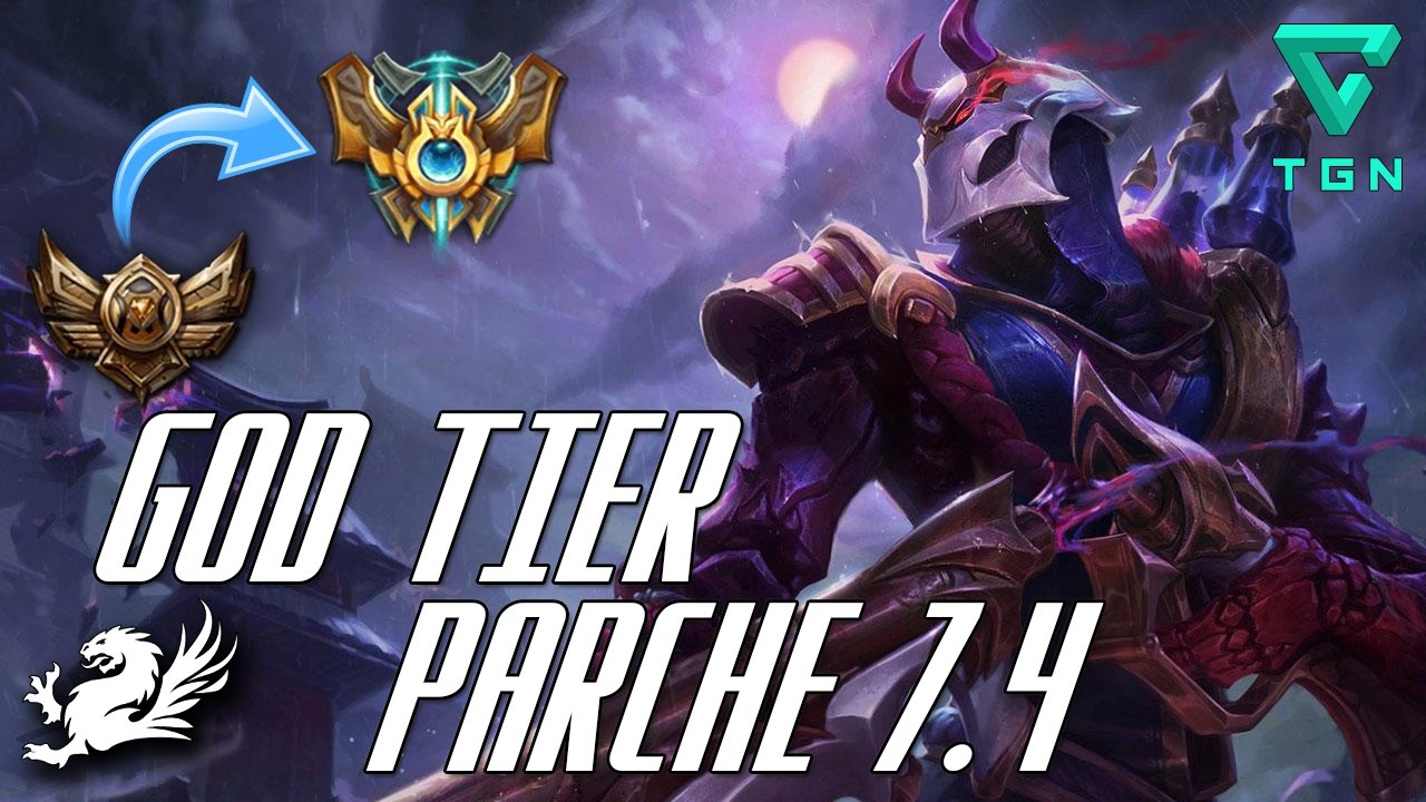 MEJORES PICKS Y BANS | GOD TIER | LEAGUE OF LEGENDS | PARCHE 7.4 - YouTube